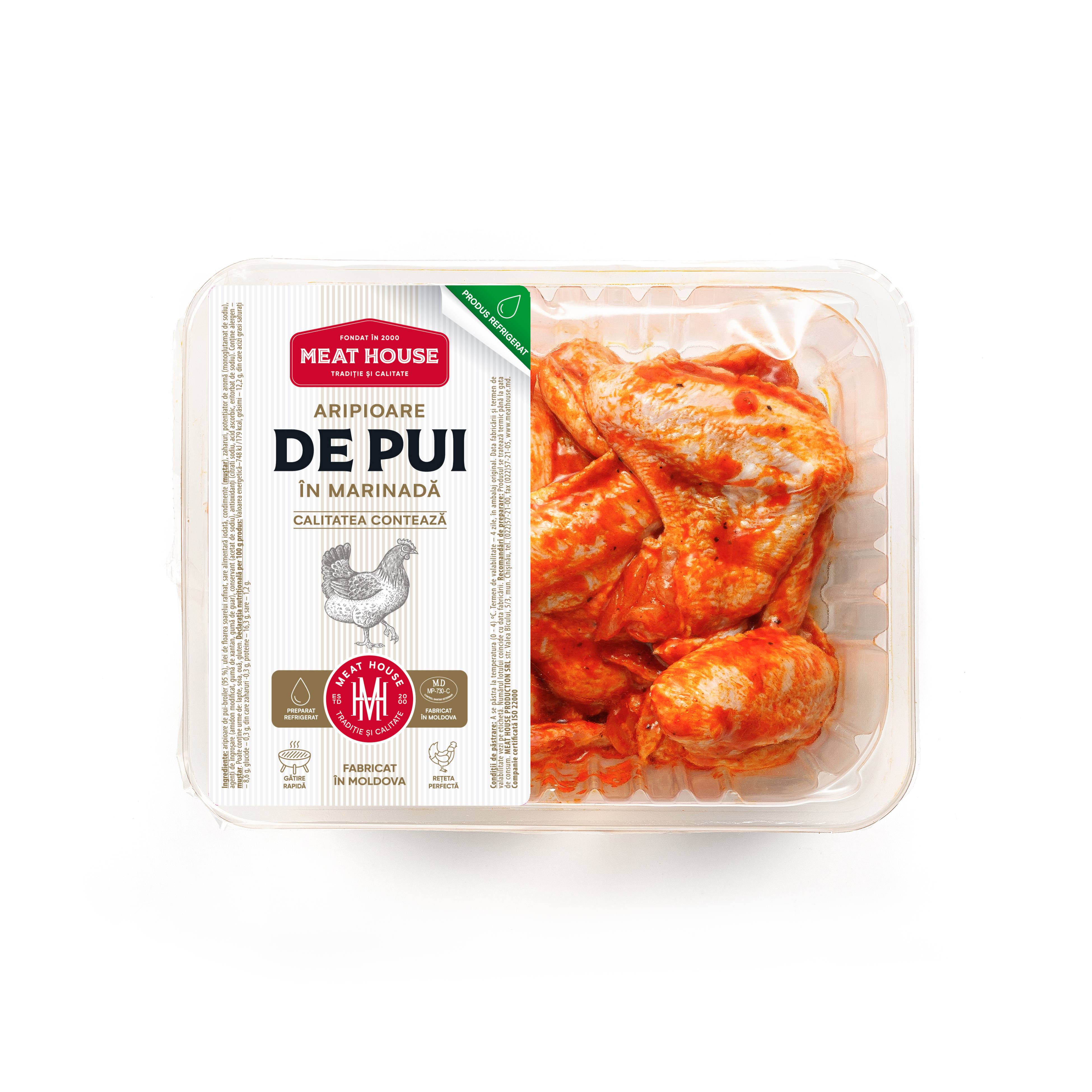 MeatHouse - Aripioare de pui marinate, 1 kg